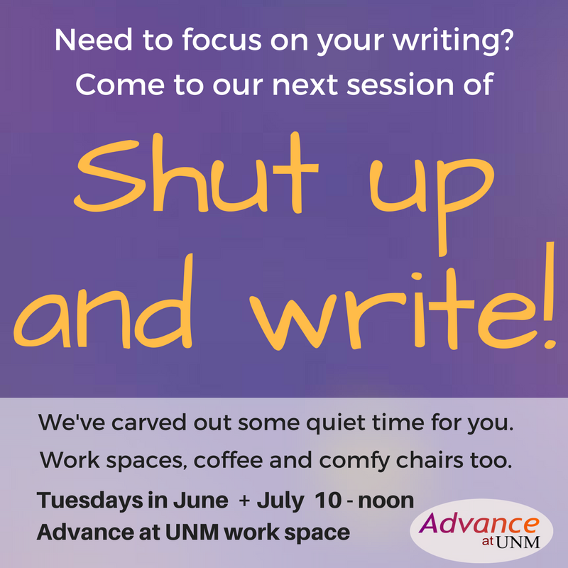 Shut Up And Write With Us Tuesdays And Thursdays This Fall Advance