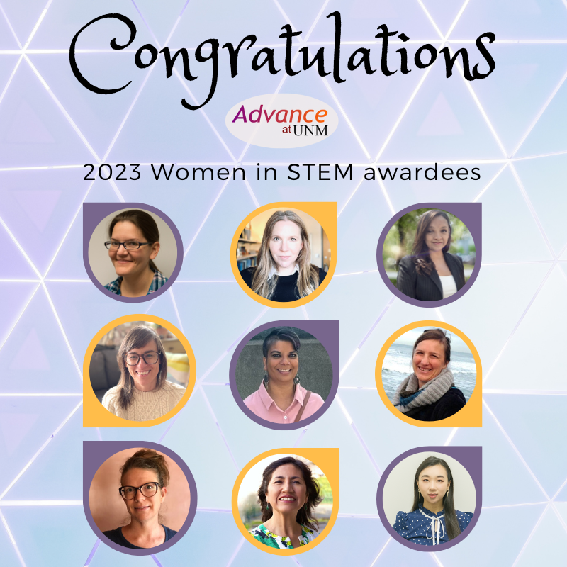Nine UNM faculty members chosen for the 2023 Women in STEM awards ...