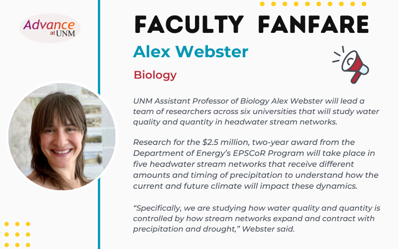 Faculty Fanfare: Alex Webster – Advance at UNM