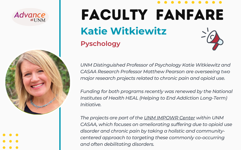 KatieFacultyFanfare – Advance at UNM